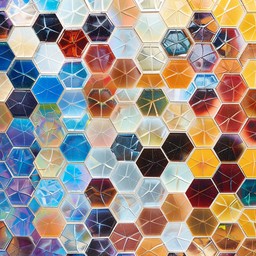 Free Colorful Hexagonal Pattern Image - Colorful, Hexagonal, Pattern ...