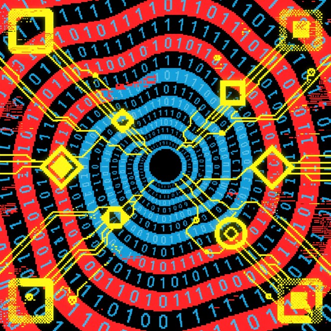 Free Digital Identity Dissolving Image | Download at StockCake