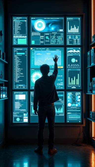 Free Digital Touch Interface Image | Download at StockCake