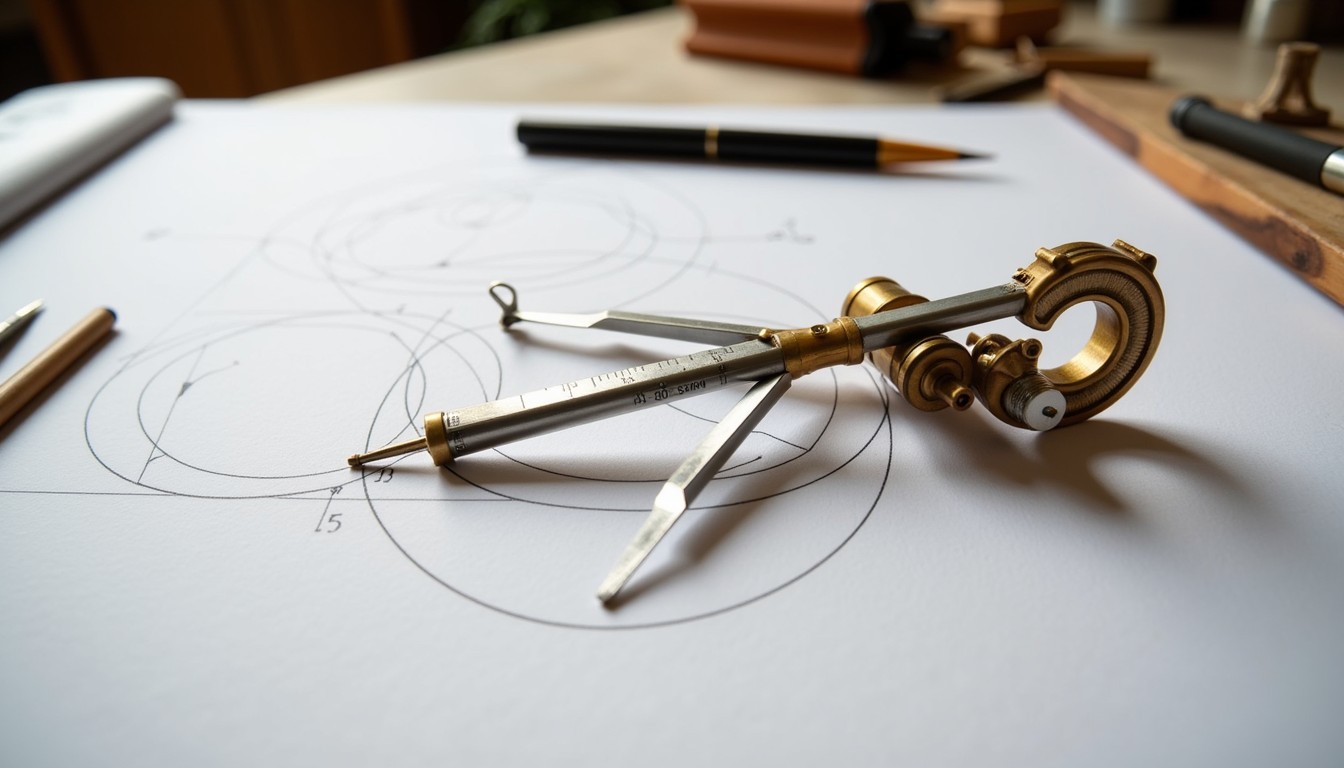 Free Precision Meets Artistry Image - Compass, Drafting, Geometric ...