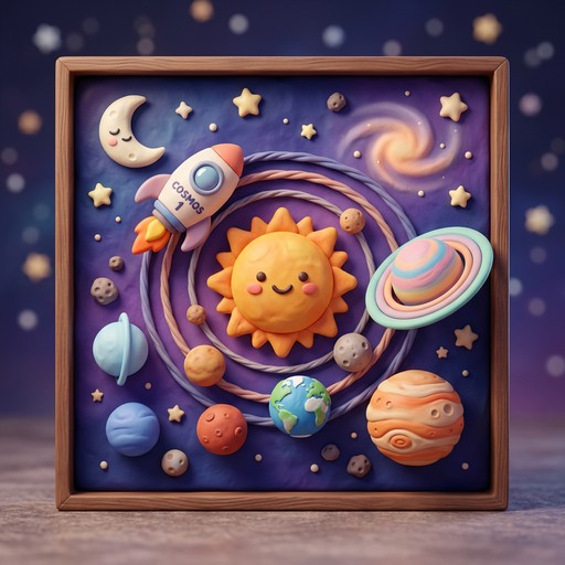 Free Clay Solar System Image - Diorama, Clay, Solar | Download at StockCake