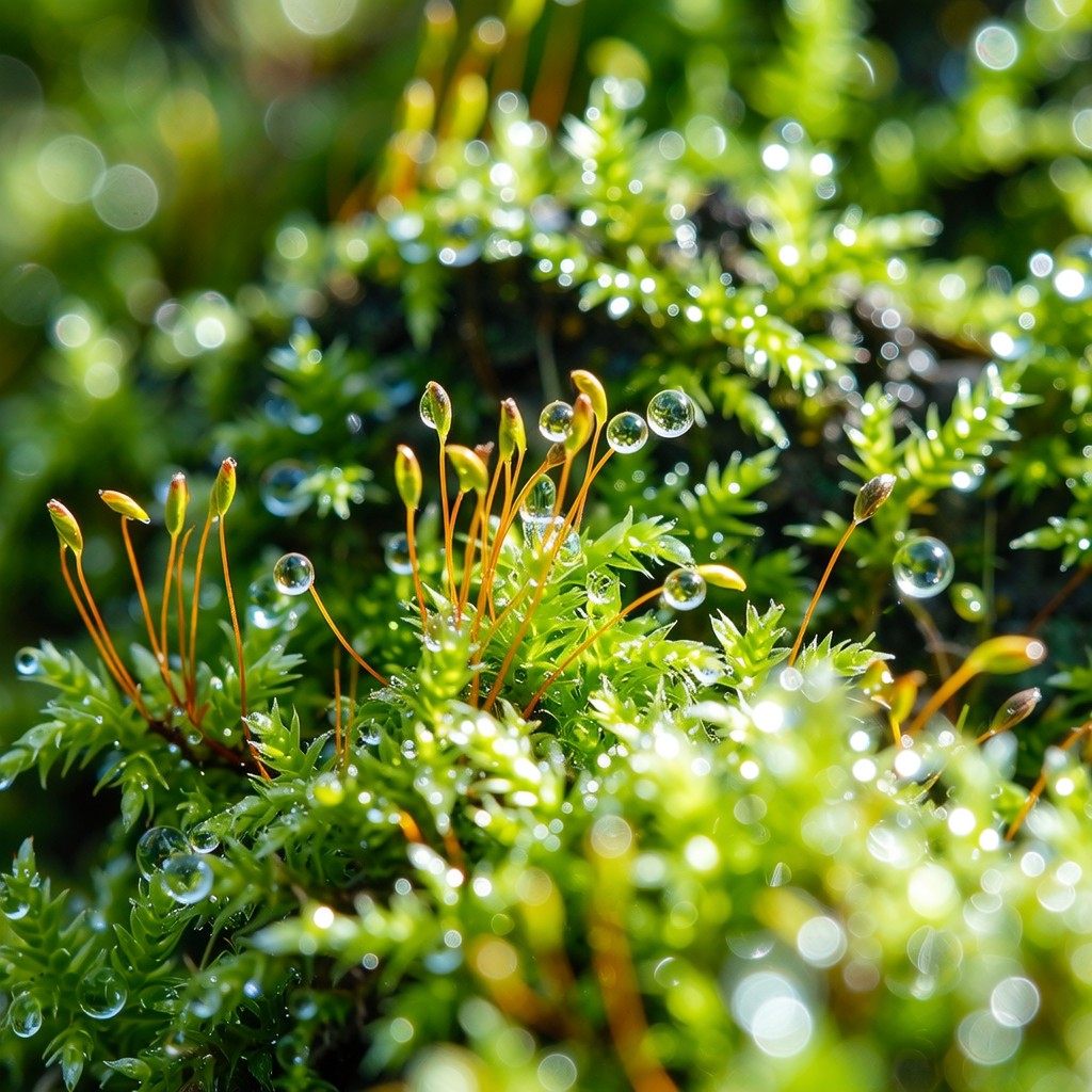 Free Dewy Moss Landscape Photo - Moss, Dew, Macro | Download at StockCake