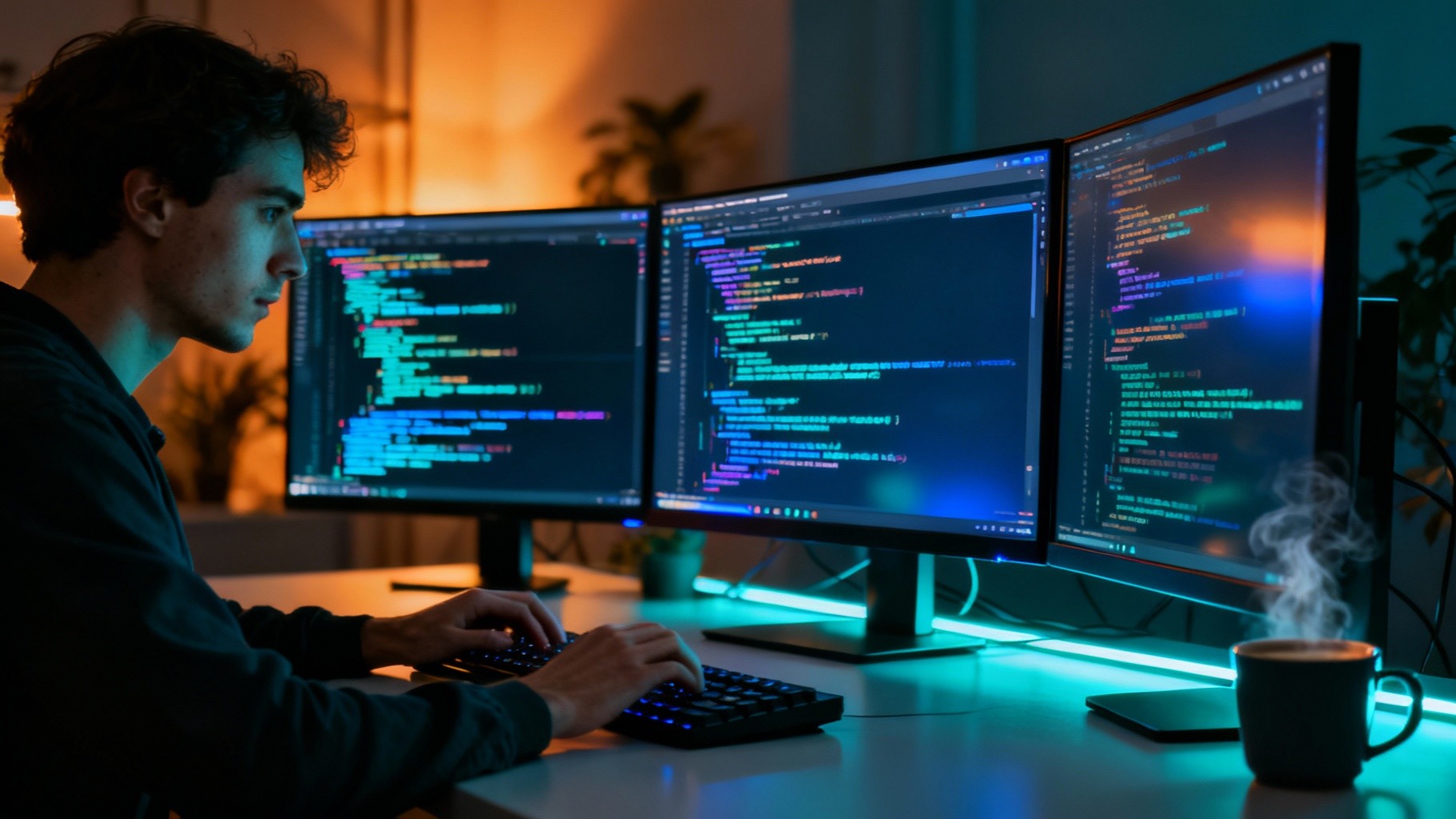 Free Coding Late Night Photo - Programmer, Developer, Coding | Download ...