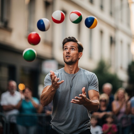 Free Masterful Juggling Performance Image - Juggler, Juggling ...