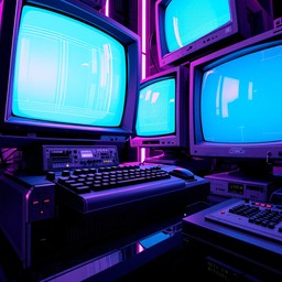 Free Retro Screen Paradise Image - Vaporwave, Cyberpunk, Monitors ...