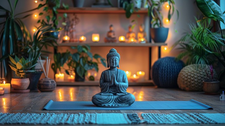 Free Serene Meditation Space Image - Meditation, Tranquility, Buddha ...