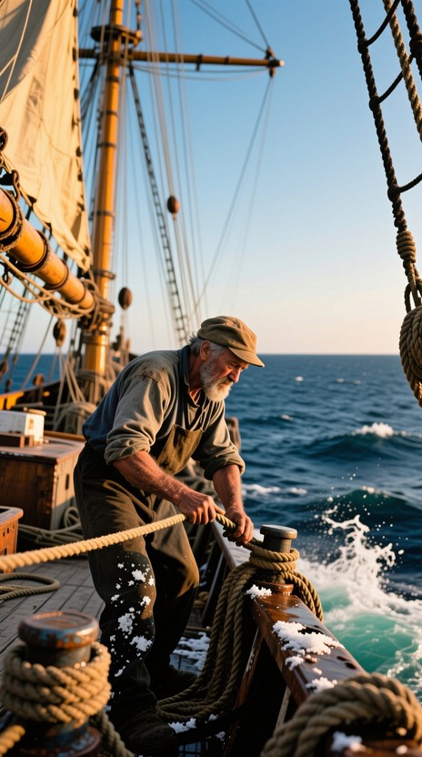 Free Sailor At Work Image - Sailor, Maritime, Ocean | Download at StockCake