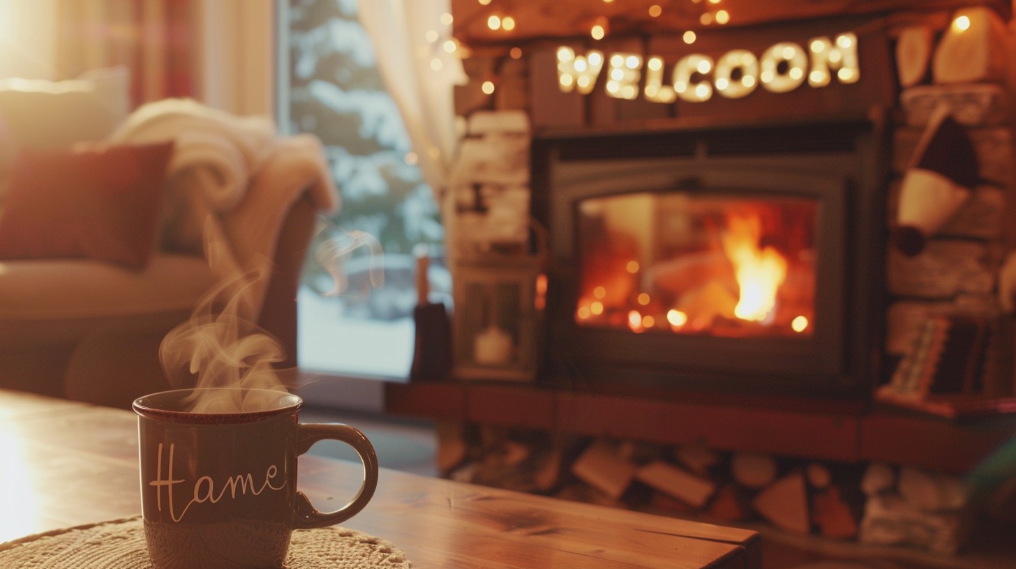 Free Cozy Fireplace Ambience Photo Cozy Fireplace Warmth Download