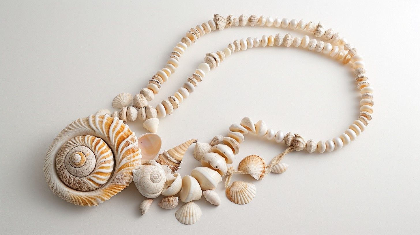 Free Seashell Necklace Craft Image - Seashell, Necklace, Craft ...