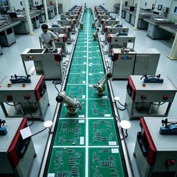 Download Electronics Assembly Line Image - Electronics, Manufacturing ...