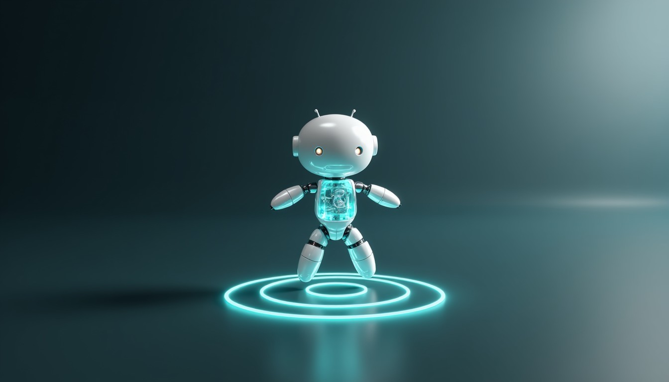 Free Luminous Levitating Bot Image - Android, Robot, Hovering | Download at StockCake