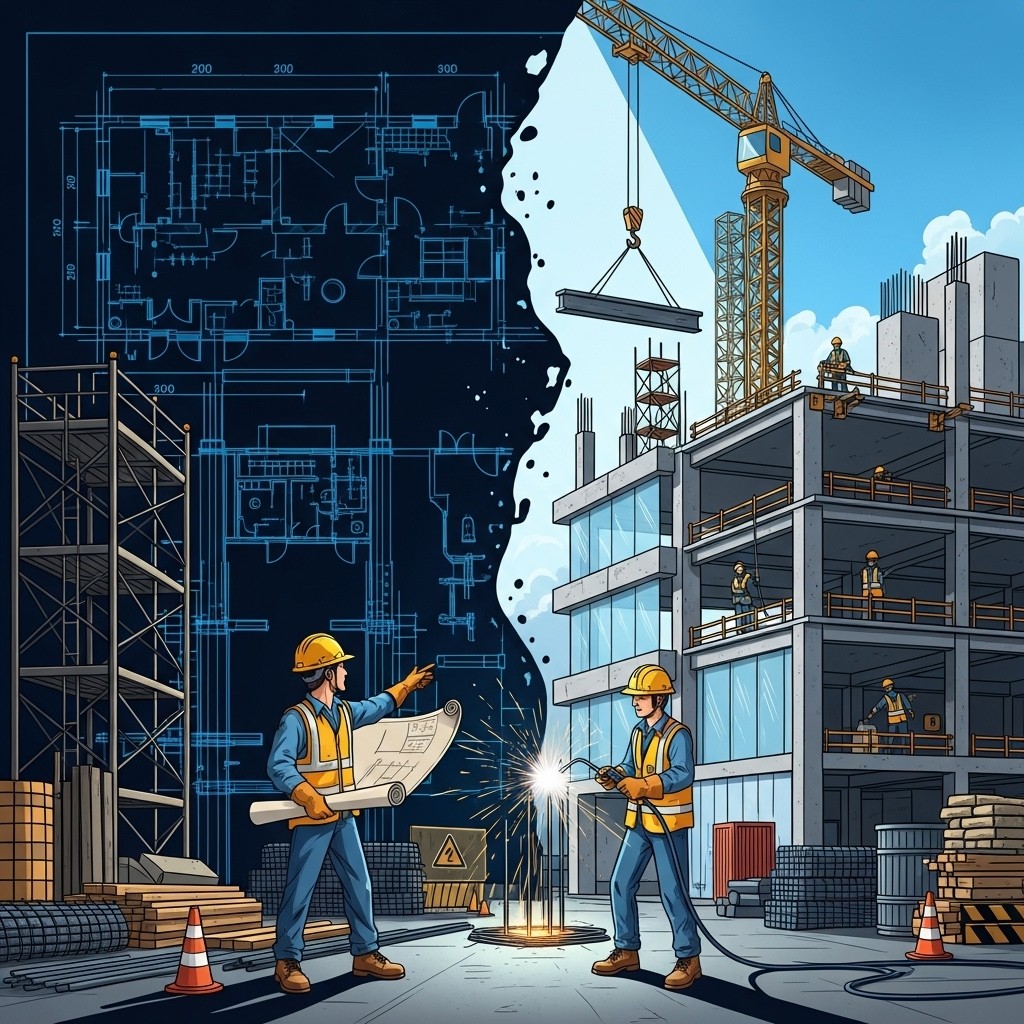 Free Blueprints Become Reality Photo Construction Blueprint