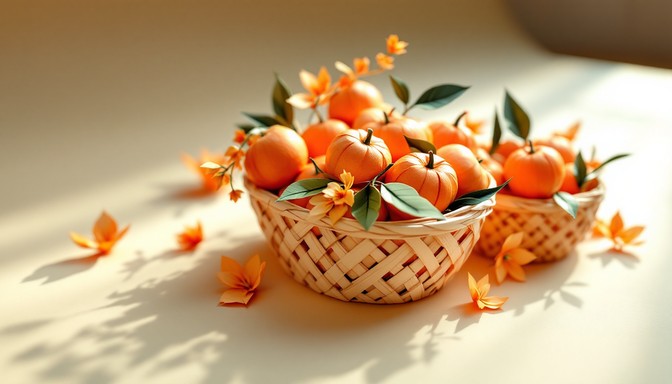 Free Paper Citrus Sculpture Image - Origami, Papercraft, Sculpture ...
