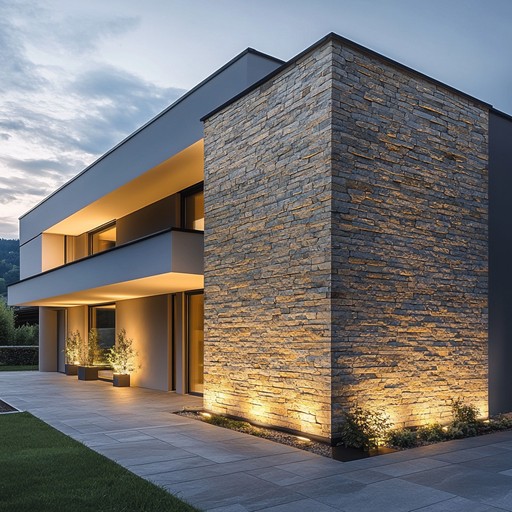 Free Modern illuminated house Image - Modern, House, Architecture ...