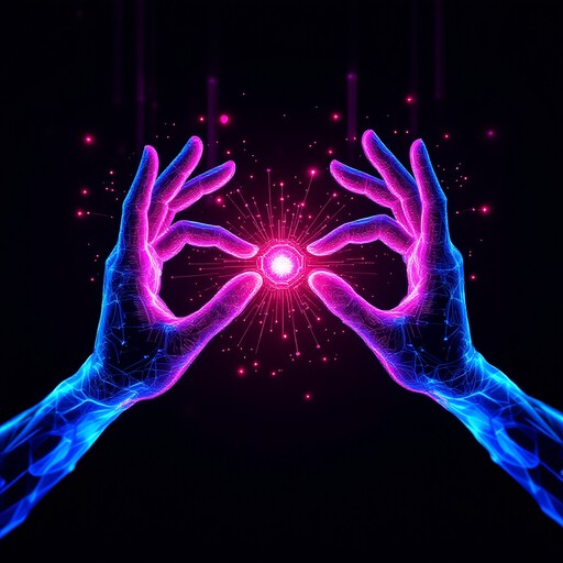 Free Digital Connection Point Image - Cyberpunk, Neon, Holographic ...