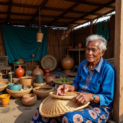 Free Traditional Basket Weaver Image - Artisan, Craftsperson, Weaving ...