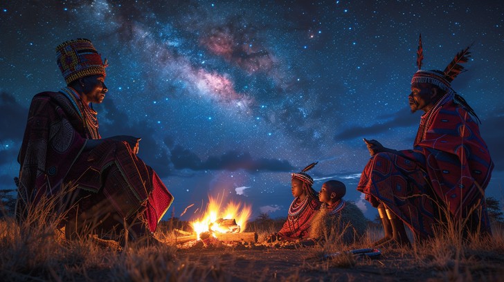 Free Starry Tribal Gathering Image - Tribal, Stars, Night | Download at ...