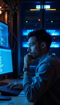 Free Digital night shift Image - Cybersecurity, Server, Technology ...