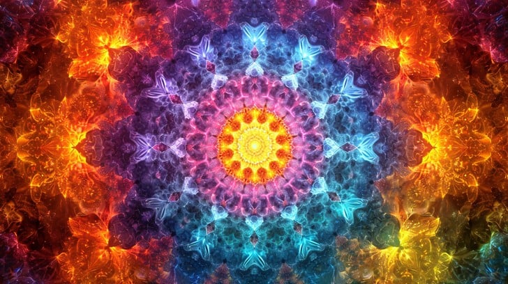 Free Vibrant Fractal Art Image | Download at StockCake