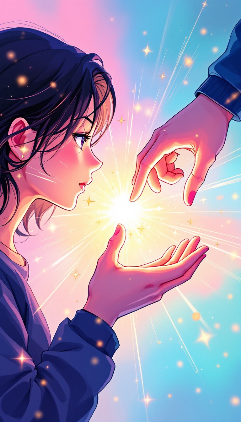 Free Magical Connection Moment Image - Anime, Manga, Illustration ...