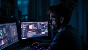 Free Digital Night Worker Image - Technology, Cybersecurity, Digital ...