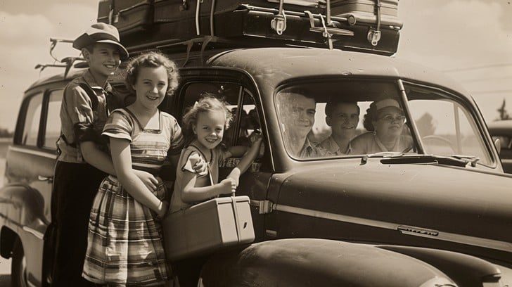 Free Vintage Family Roadtrip Image - Vintage, Family, Roadtrip ...