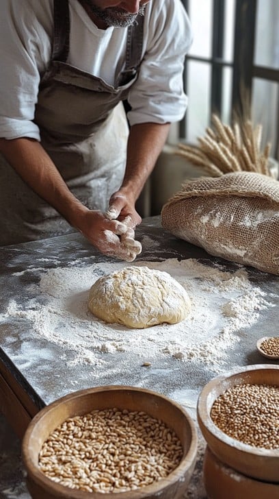 Free Baking Artisan Bread Image Baker Dough Flour Download At