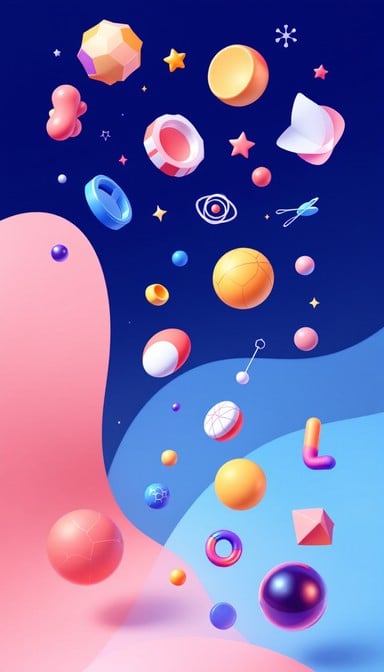 Free Floating Geometric Dreams Image Geometric Floating Abstract