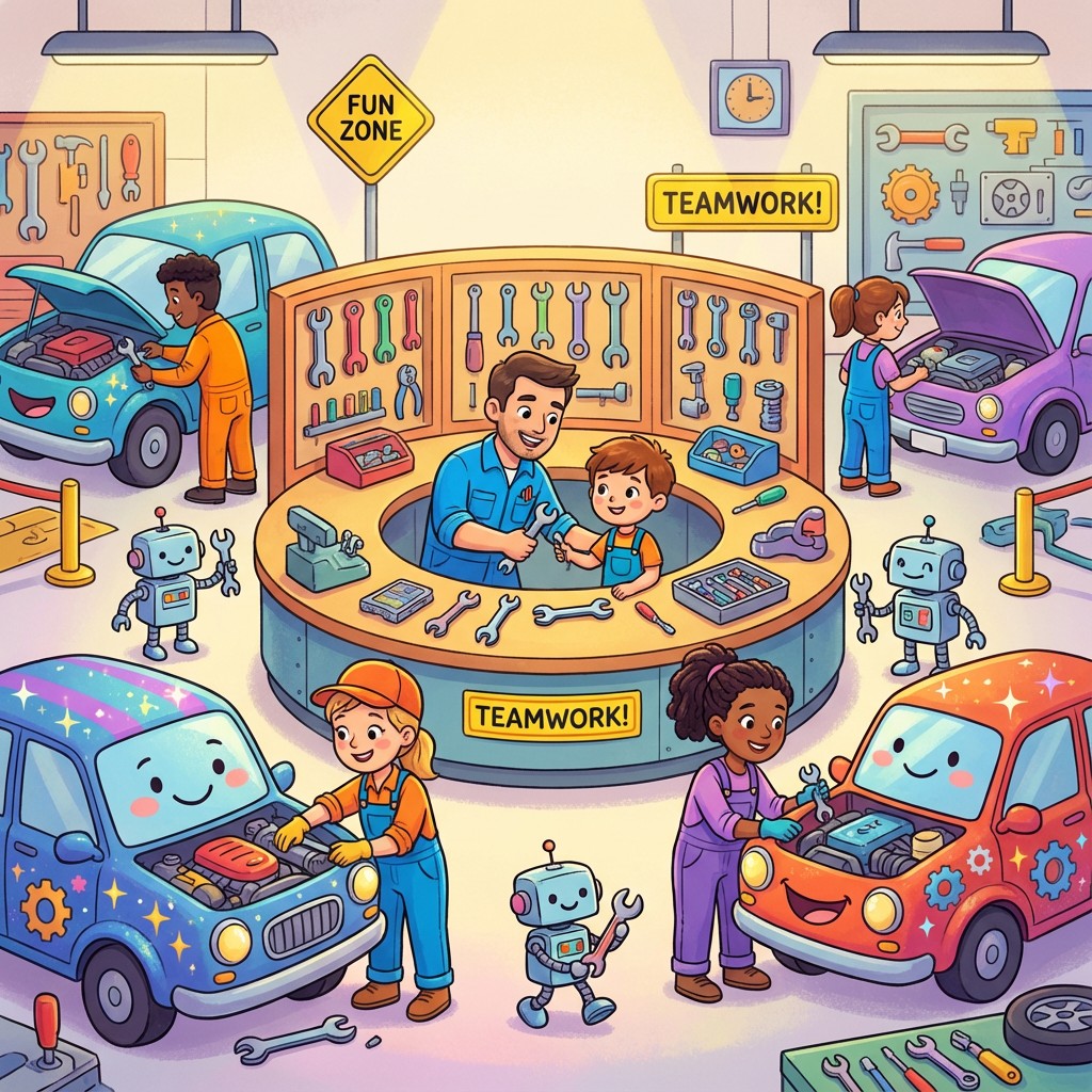 Free Learning Mechanic Magic Image - Illustration, Cartoon, Children ...