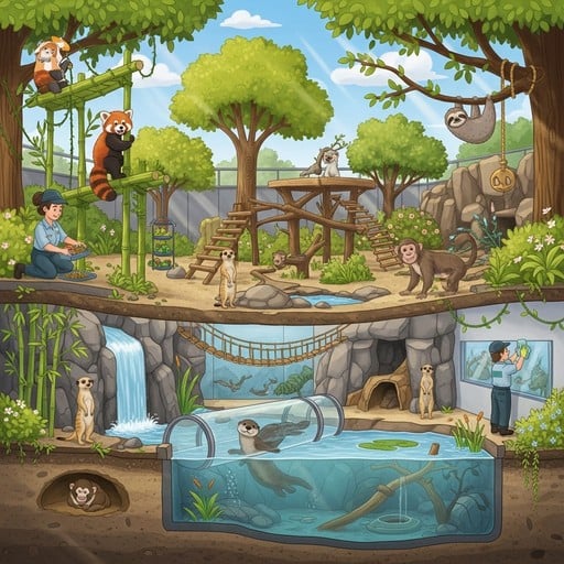 Free Zoo Habitat Revealed Image | Download at StockCake