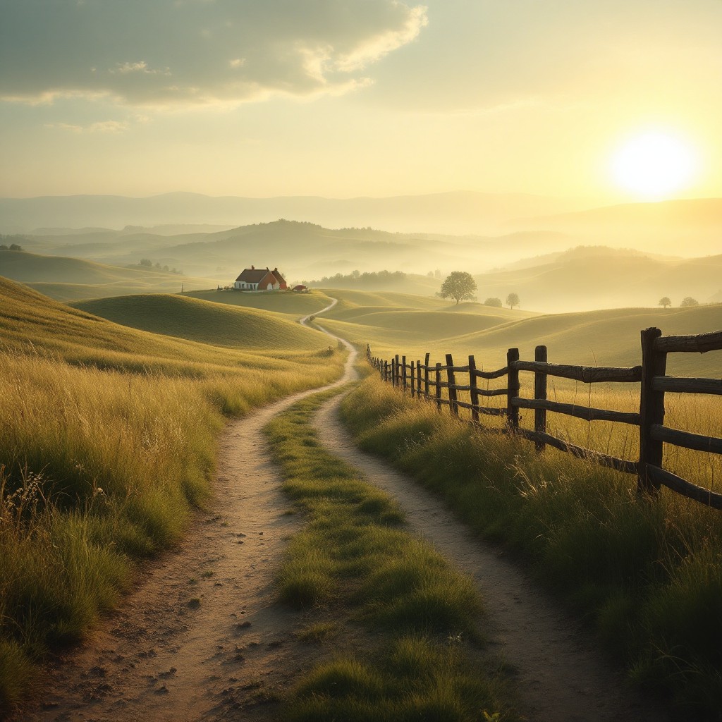 Free Golden Country Path Photo - Countryside, Path, Sunrise | Download ...