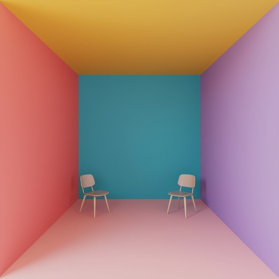 Free Bold Color Blocking Image - Geometric, Colorful, Interior ...