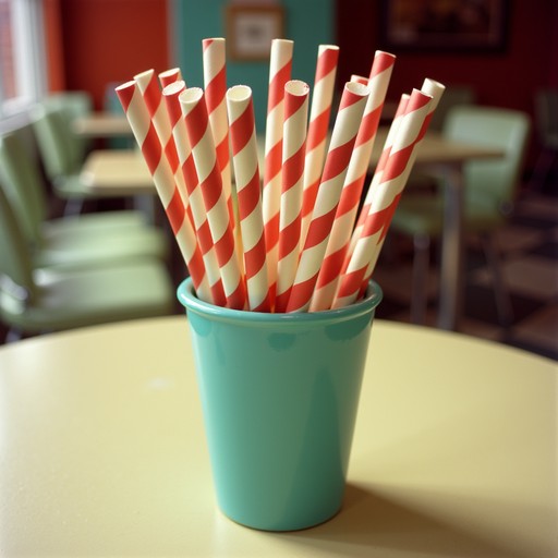 Free Vintage Striped Straws Image | Download at StockCake