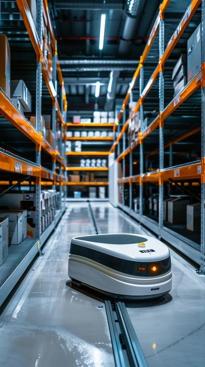 Free Robot Warehouse Navigation Image Robotics Automation Logistics