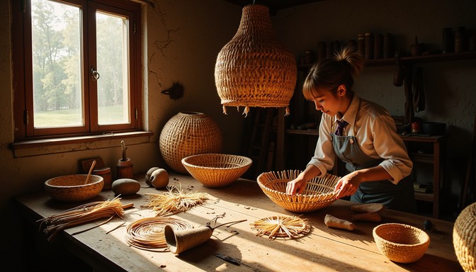 Free Traditional Basket Weaving Image - Weaving, Basketry, Artisan ...
