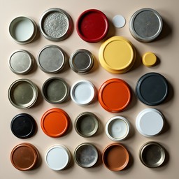 Free Colorful Cap Collection Image - Lids, Circular, Geometric ...