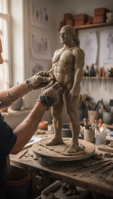 Free Sculpting Clay Figures Image - Sculpture, Artist, Clay | Download ...