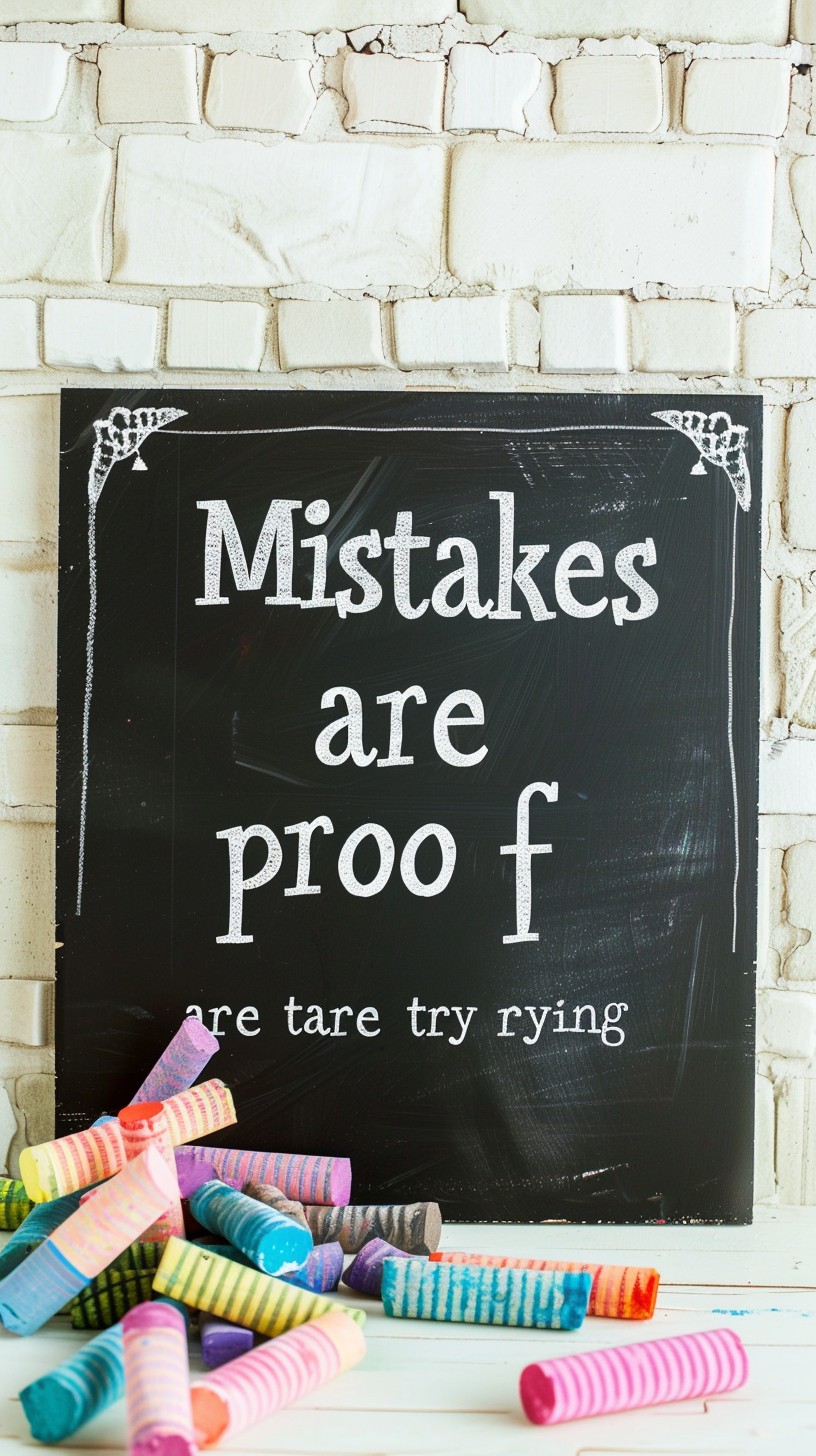 Free Inspirational Chalkboard Message Image Inspirational Motivation