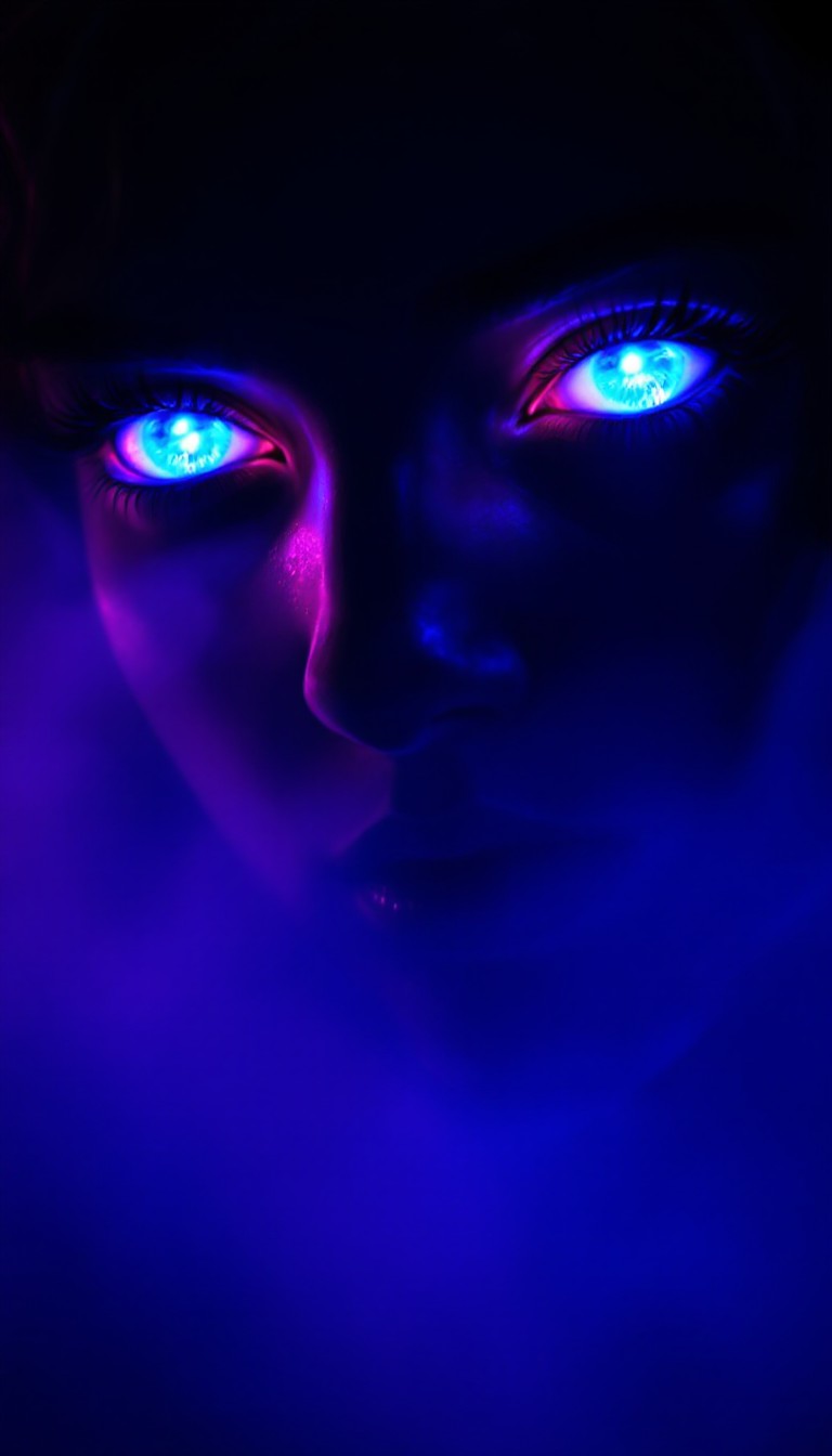 Free Neon Eyes Glow Image - Cyberpunk, Neon, Glowing | Download at ...