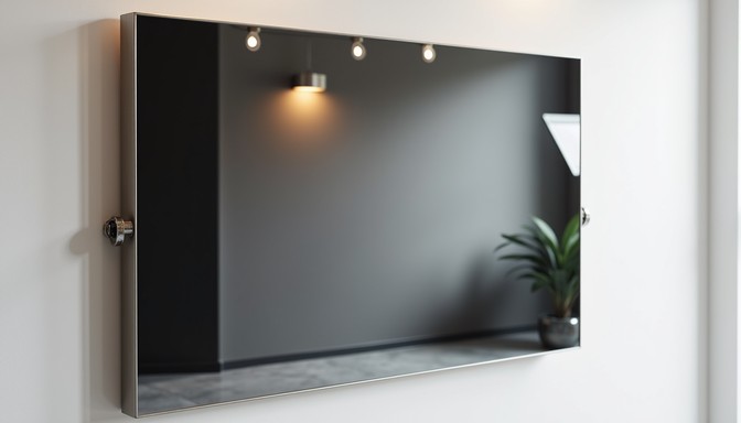 Free Sleek frameless mirror Image - Mirror, Frameless, Modern ...