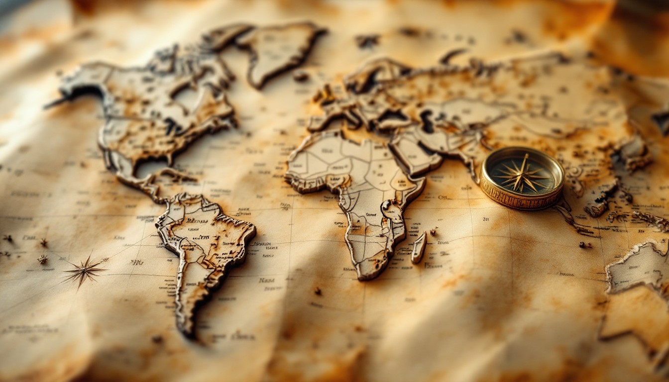 Free Ancient World Map Image - Map, Vintage, Compass | Download at ...