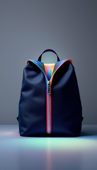 Free Rainbow Zipper Backpack Image - Backpack, Bag, Rucksack | Download ...