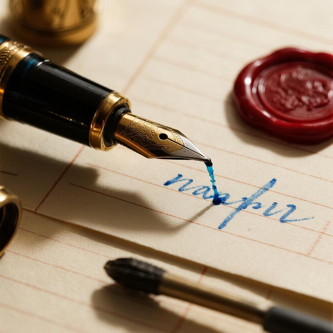 Free Ink Meets Paper Image - Signature, Ink, Pen | Download at StockCake