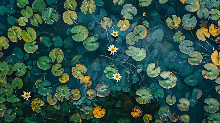 Free Tranquil lily pads Image - Green, Nature, Water | Download at ...