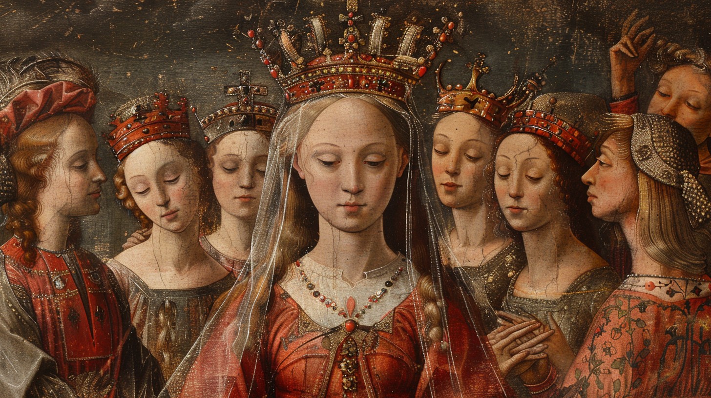 Free Medieval Royal Portraiture Image Medieval Royalty Painting